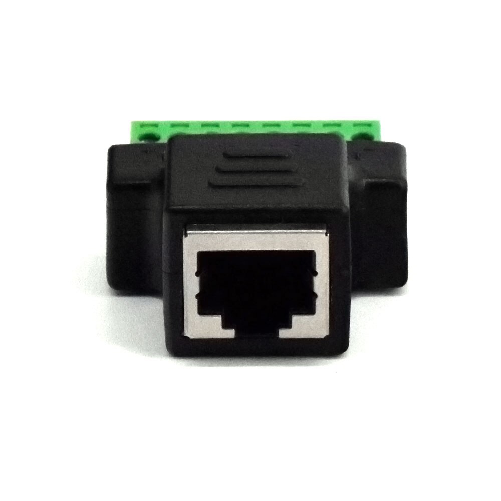 DC Connector RJ45 solder-free green terminal RJ45 ... – Grandado