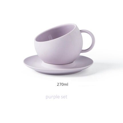 Planet Cup Ball Shape Coffee Set Ceramic 270ml Fun... – Vicedeal