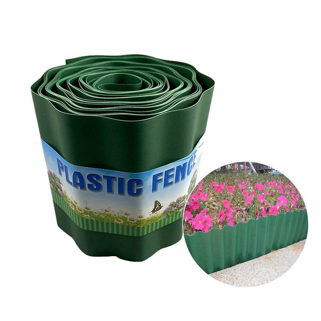 10/20CM Plastic Lawn Border Fence Garden Grass Edg... – Vicedeal