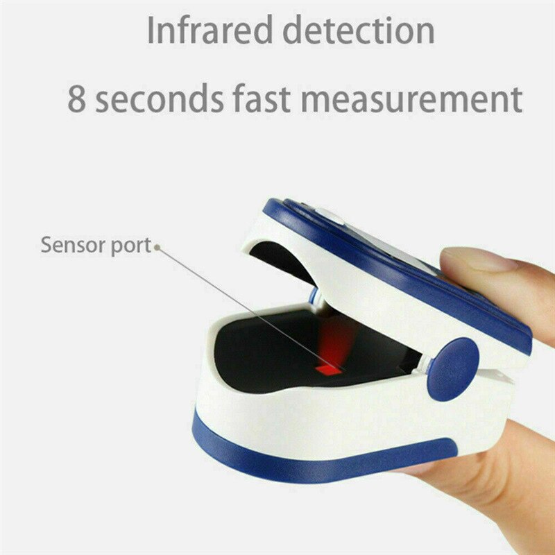 Portable Blood Oxygen Monitor Finger Pulse Oximete... – Vicedeal