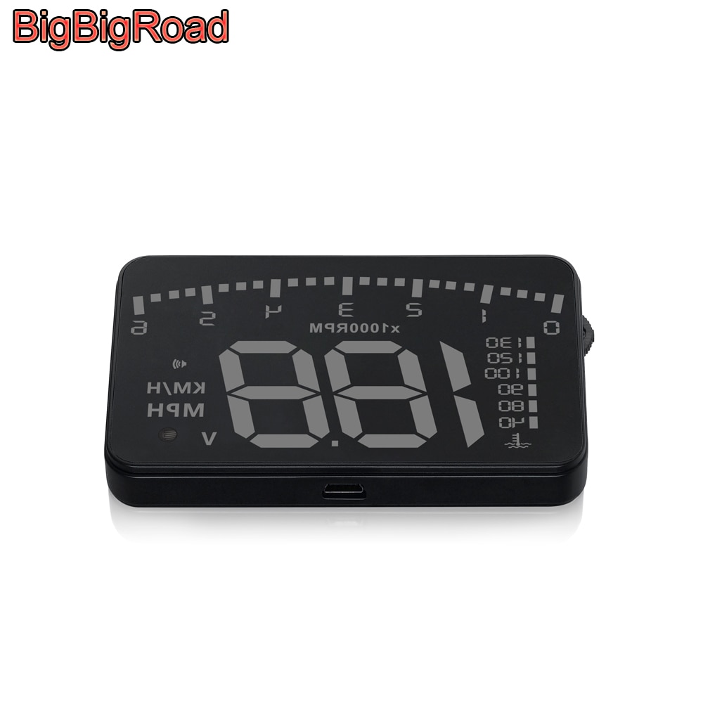 Bigbigroad auto hud-display voorruitprojector alar... – Grandado
