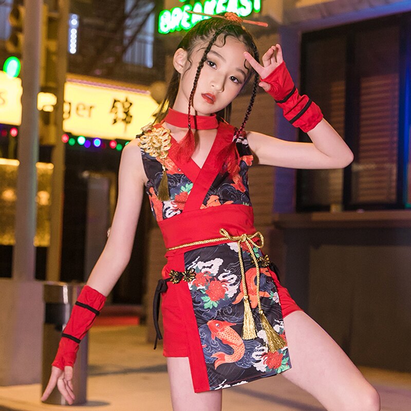 Jazz Costume Girls Stage Performance Costume Retro... – Vicedeal