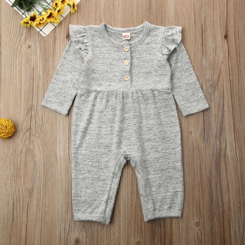 0-24M Newborn Baby Boy Girl Rompers Casual Clothes... – Grandado