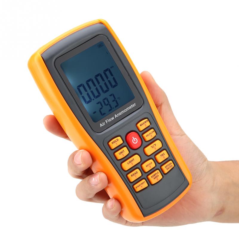 Digital Air Wind Speed Scale Meter GM8902+ LCD Dis... – Grandado