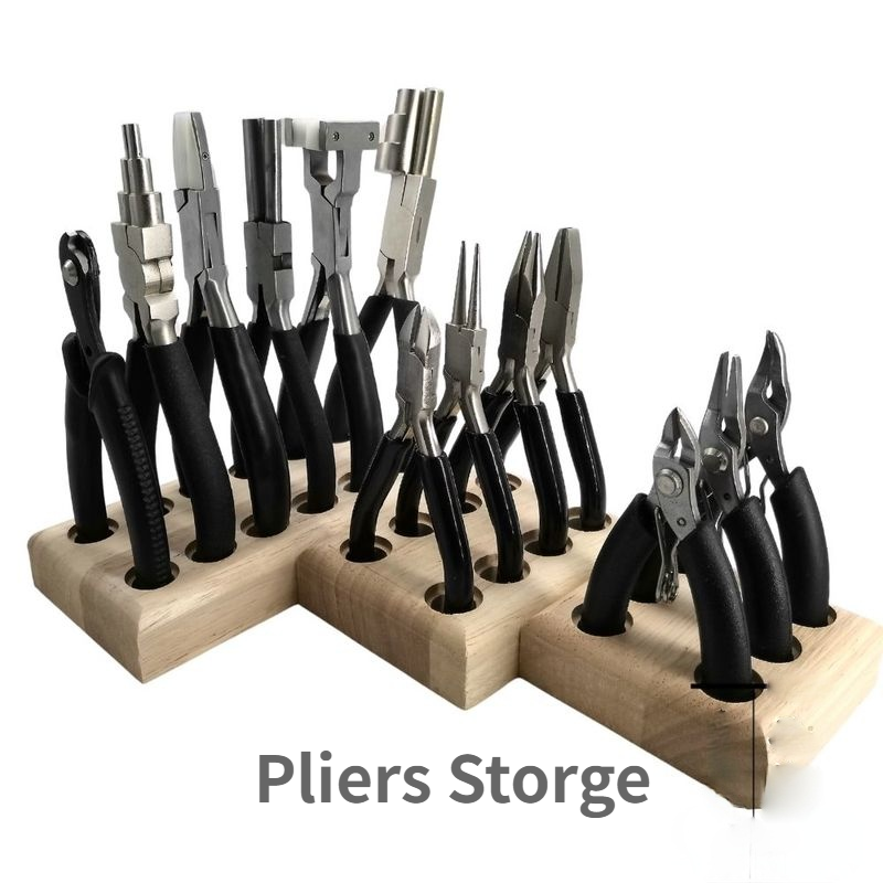Wooden Pliers Storge Holder DIY Jewelry Tool Plier... – Grandado