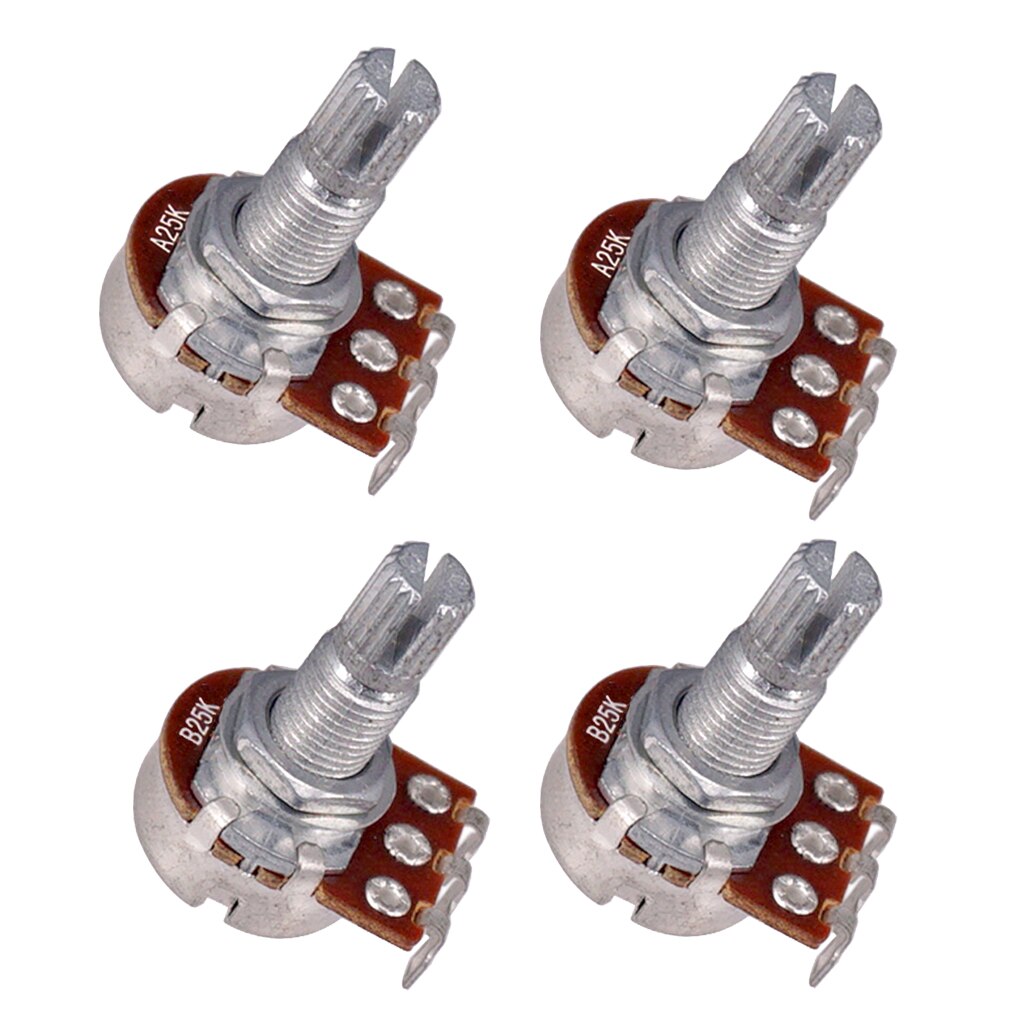 4pcs Full Size A25K / B25K Audio Tone Volume Pots ... – Grandado