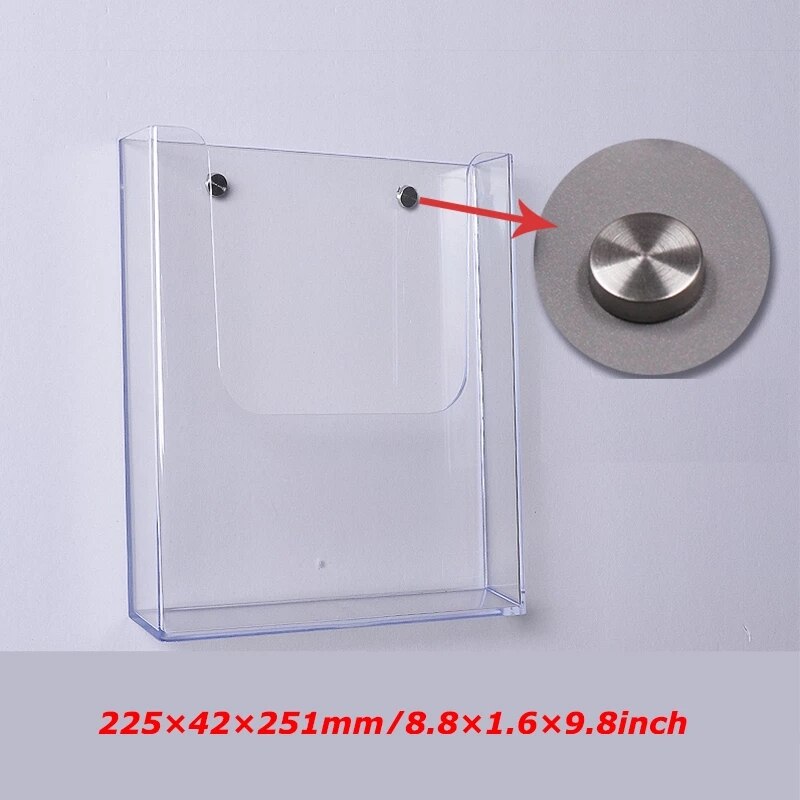 Clear Wall Mount Frame Acrylic Sign Poster Holder ... – Grandado