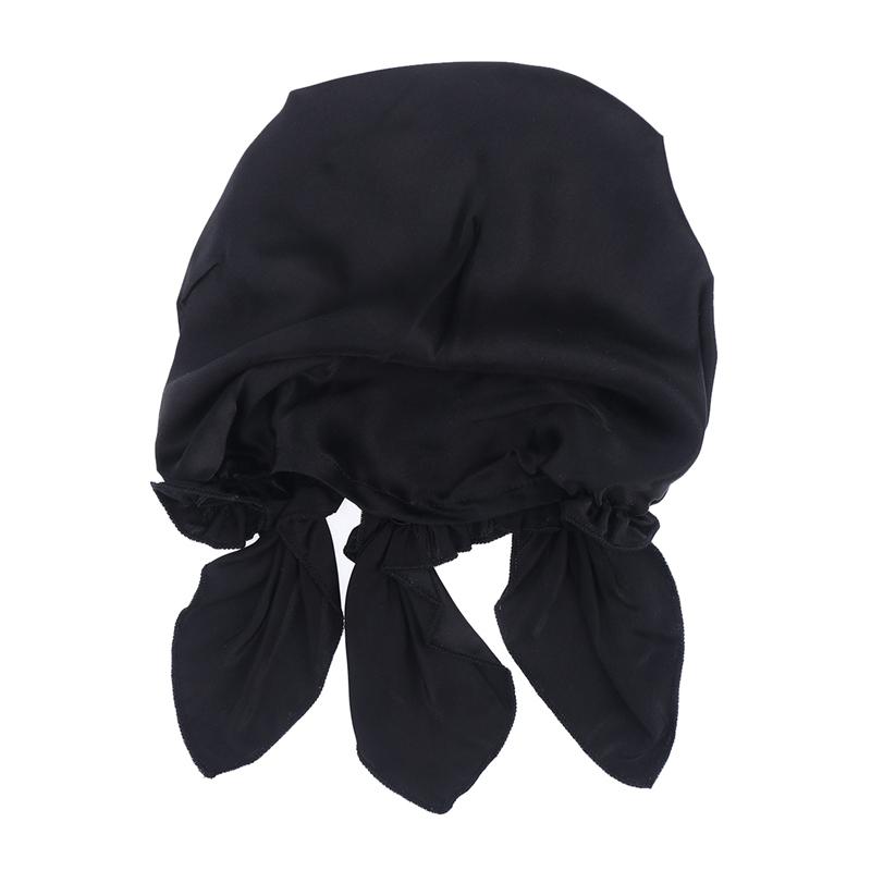 Mulberry Silk Night Sleeping Cap Long Hair Bonnet ... – Vicedeal