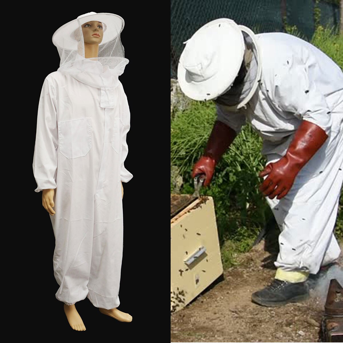 Ventilated Full Body Bee Keeping Suit Bee Protecti... – Grandado