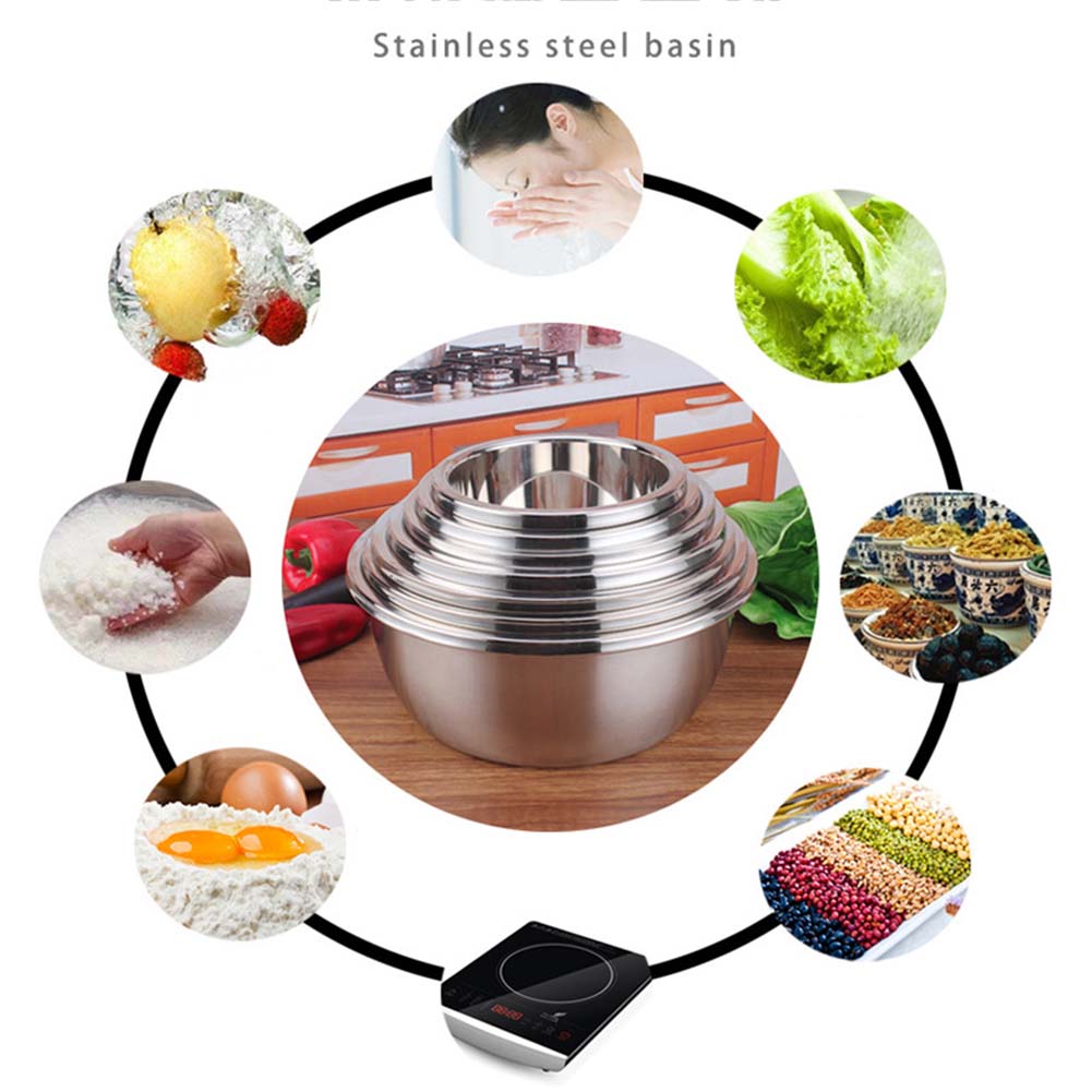 Fortykket rustfritt stål risnudler suppeskål grønn... – Grandado