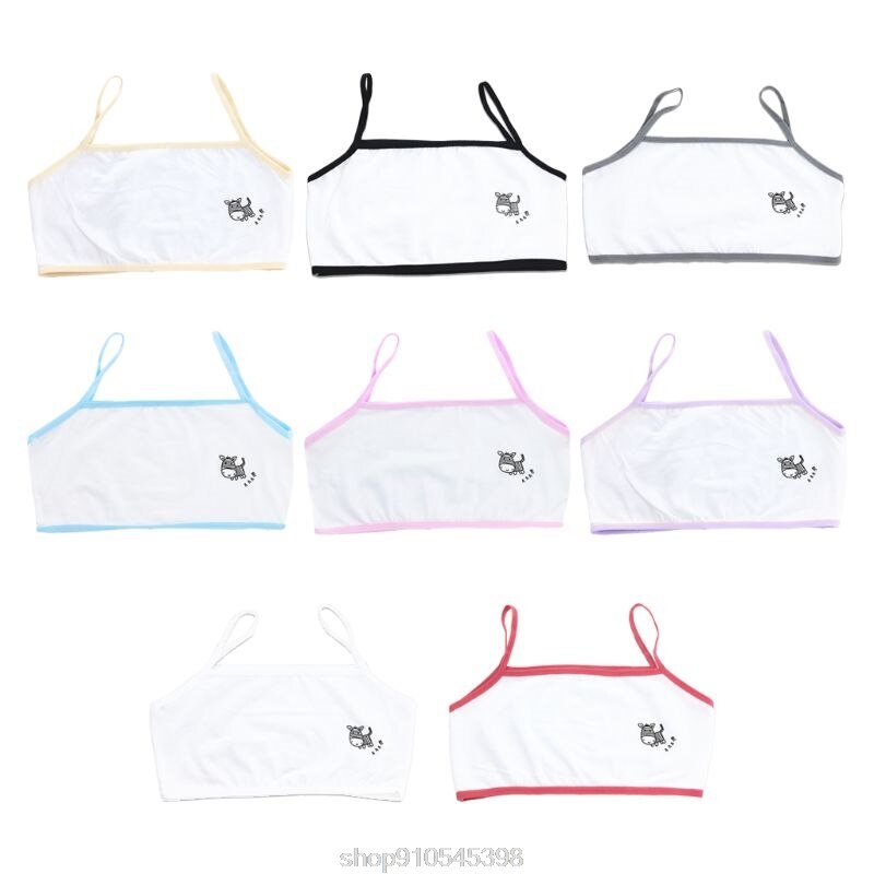 Girls Cotton Training Bra Cartoon Zebra Printed Sp... – Grandado