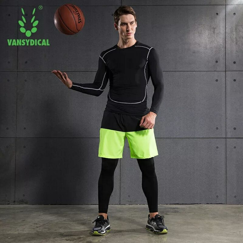 Sports tight pants compressed basketball running p... – Grandado