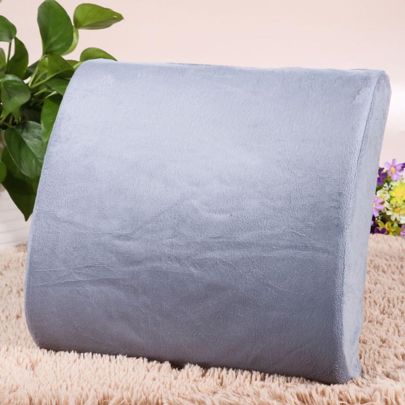 High-Resilience Memory Foam Lumbar Back Support Cu... – Grandado