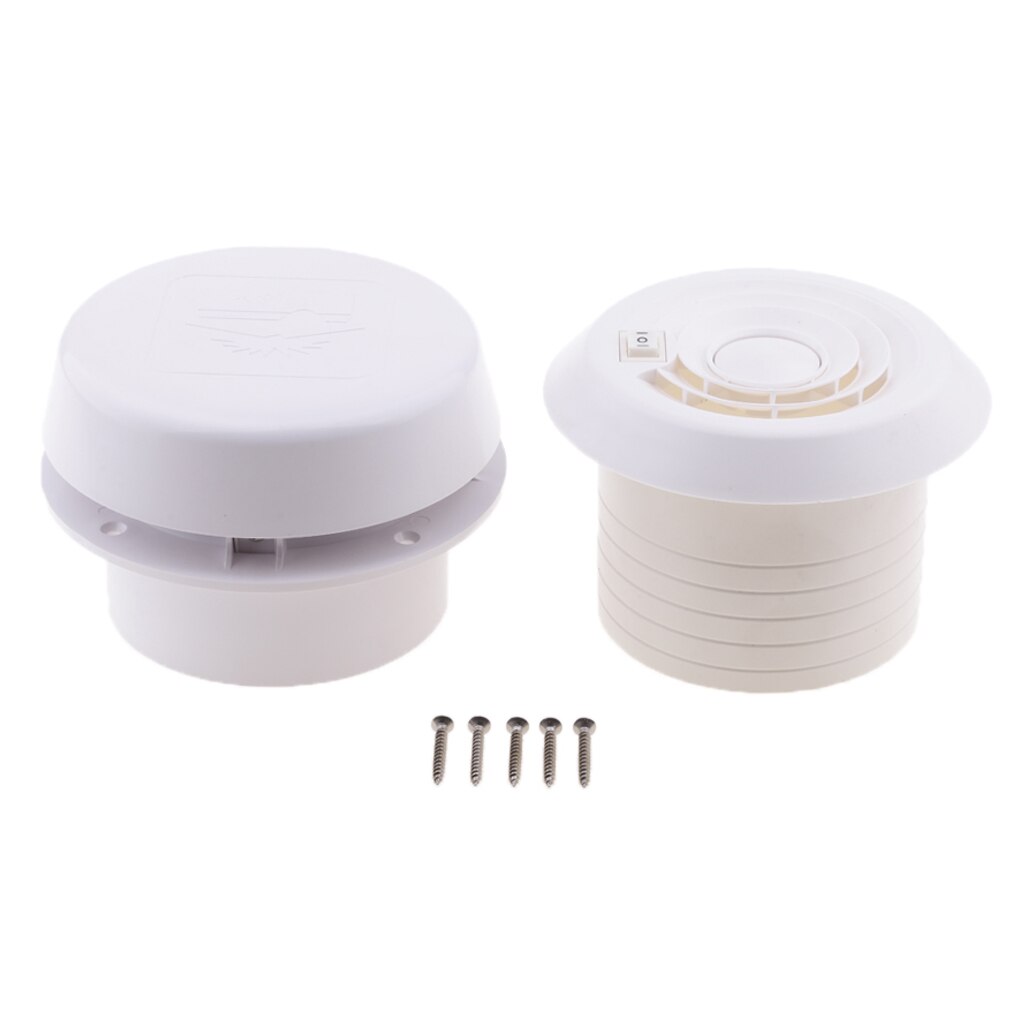RV Roof Vent, 12 Volt RV Vent Fan, Mushroom White ... – Grandado