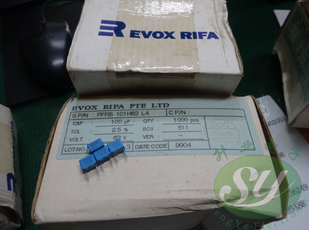 EVOX – film PFR5 100PF 63V P5MM MKP 101 EVOX-RIFA ... – Grandado