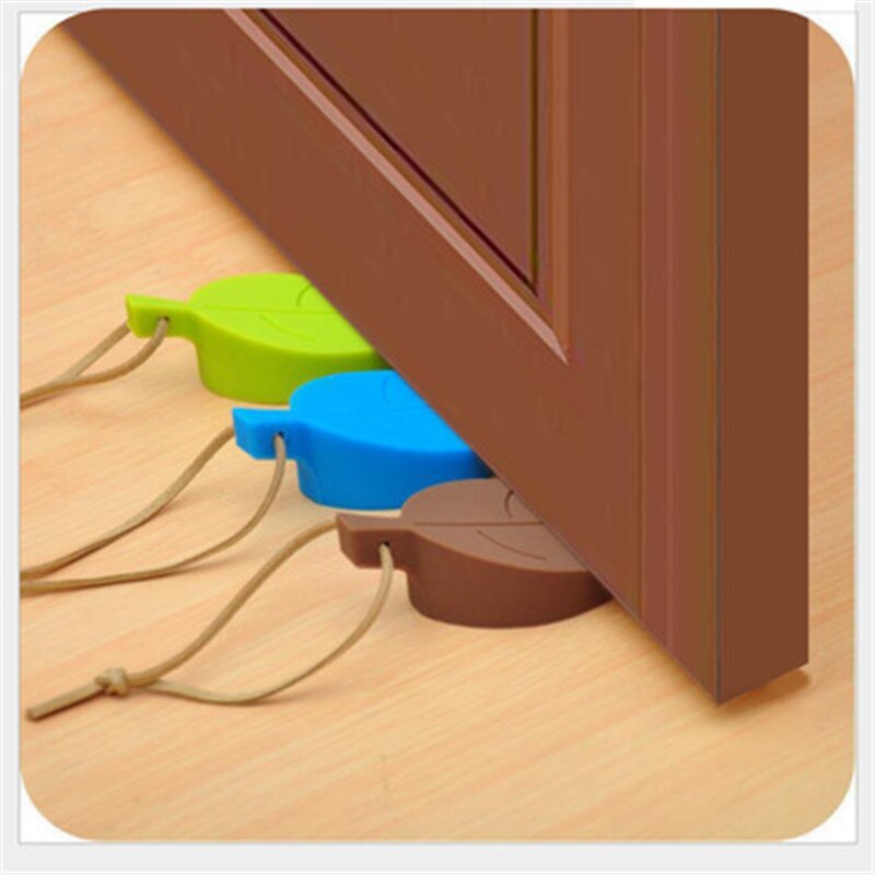 Baby Leaf Style Door Stopper Silicone Rubber Home ... – Vicedeal