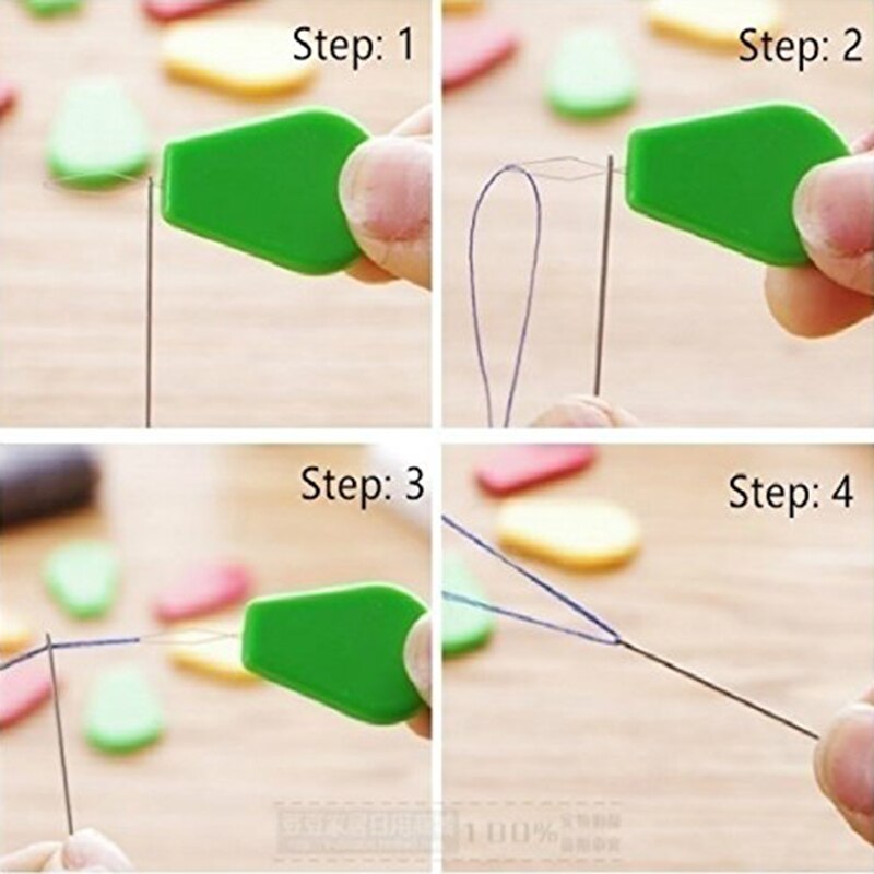 20pcs Bow Wire Needle Threader Hand Machine Sewing... – Grandado