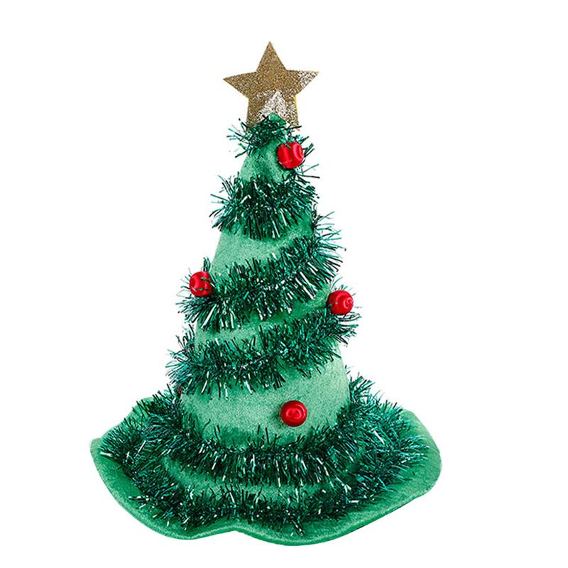Christmas Nonwovens Hat Xmas Tree Shape Ornaments ... – Grandado