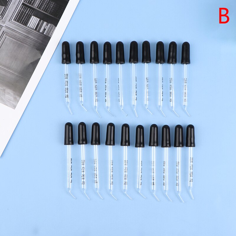 20 pces buret escala de vidro conta-gotas de borra... – Grandado