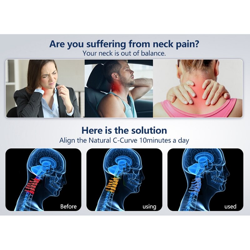 Neck Support Shoulder Relaxer, Cervical Traction D... – Grandado