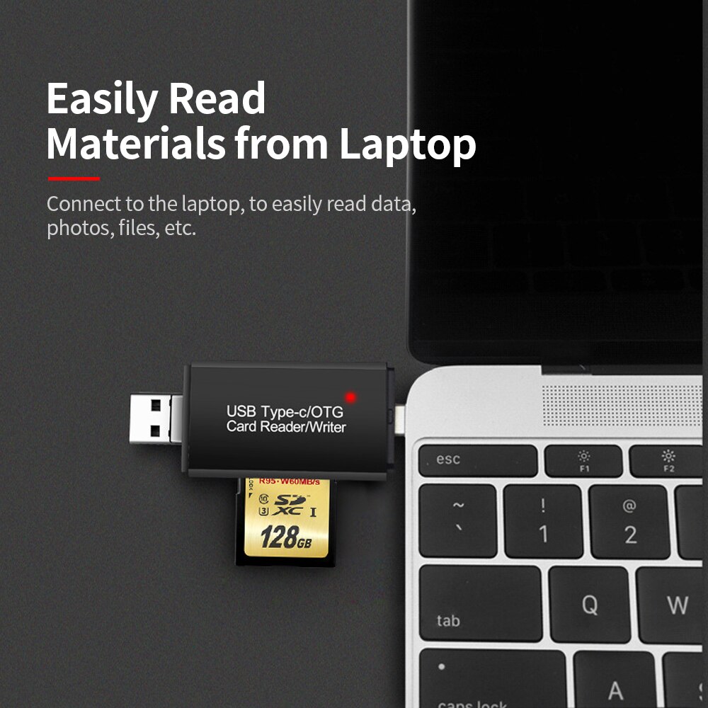 High-speed USB Micro USB Type-C/OTG Card Reader Wr... – Vicedeal