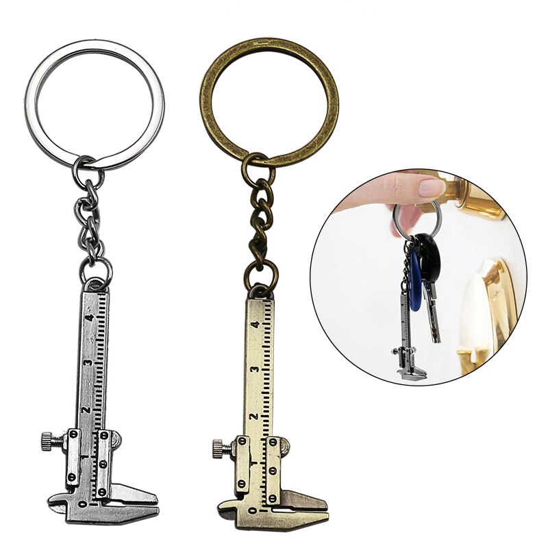 Car key mini vernier caliper keychain car turbo ke... – Vicedeal