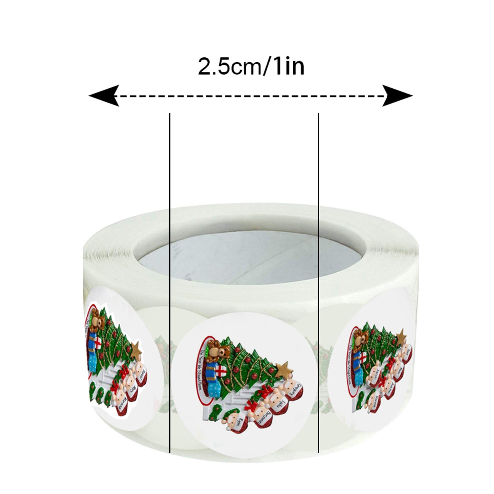 Copy T Pack Sticker Christmas Decorating 1 Roll 50... – Vicedeal