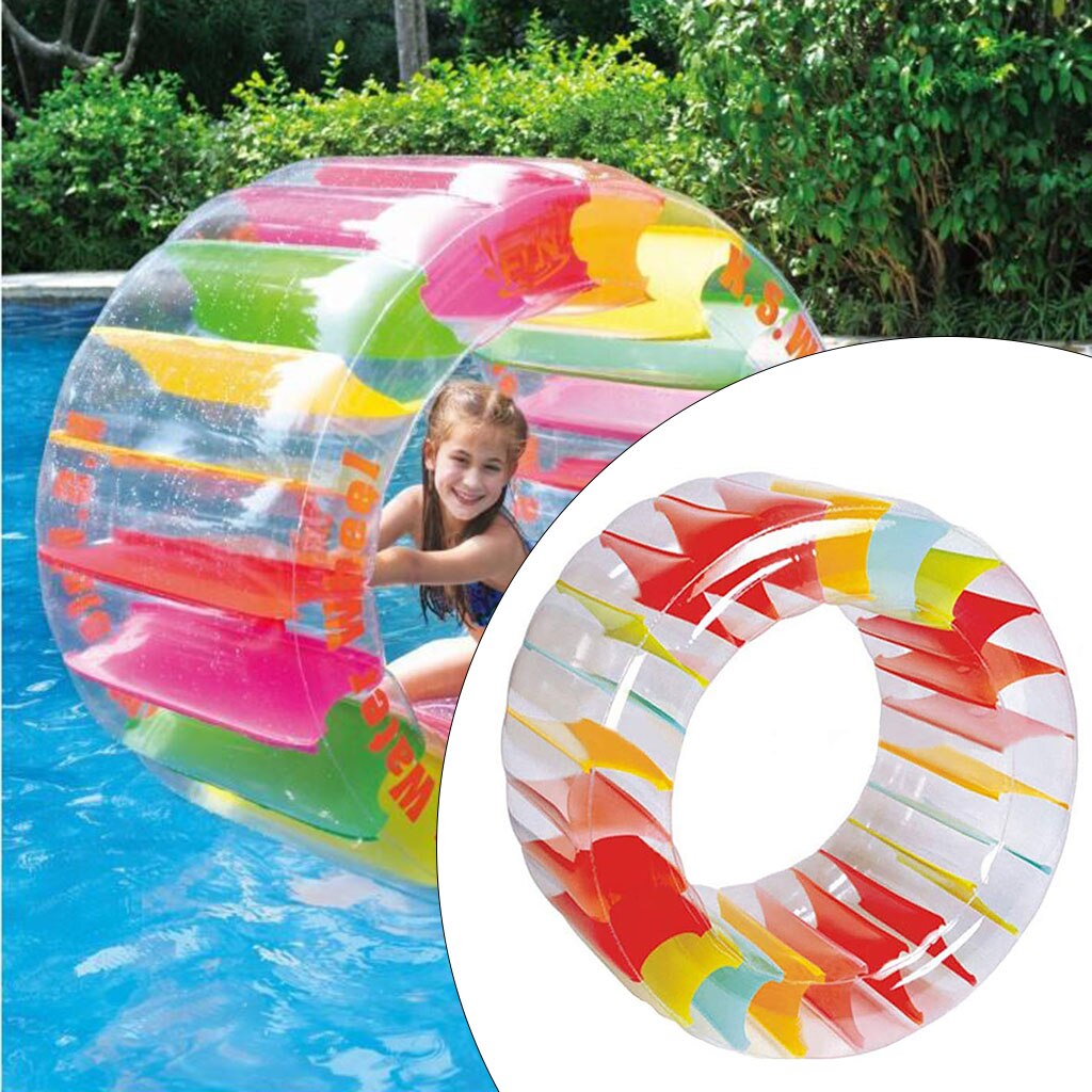 Kid Inflatable Water Wheel Float Giant Roller Fami... – Grandado