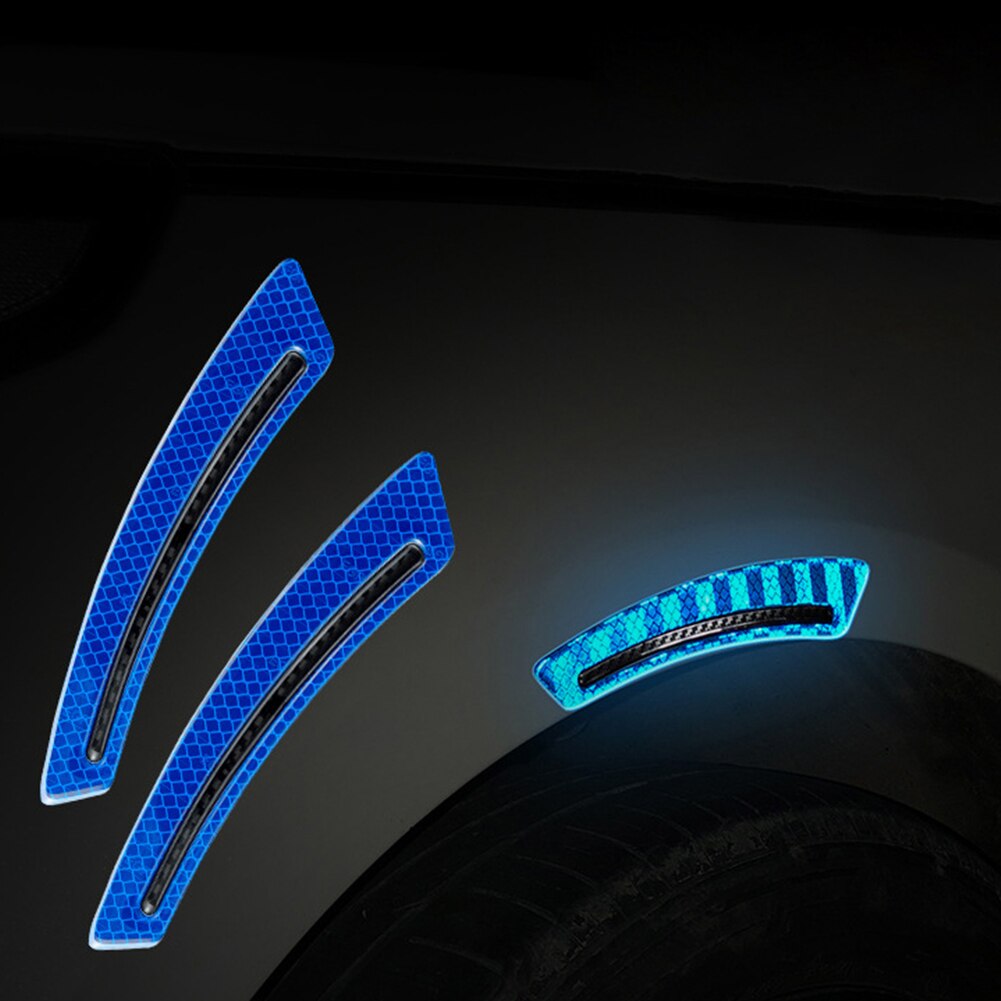 2pcs Car Safety Warning Sticker Mark Car Reflectiv... – Vicedeal