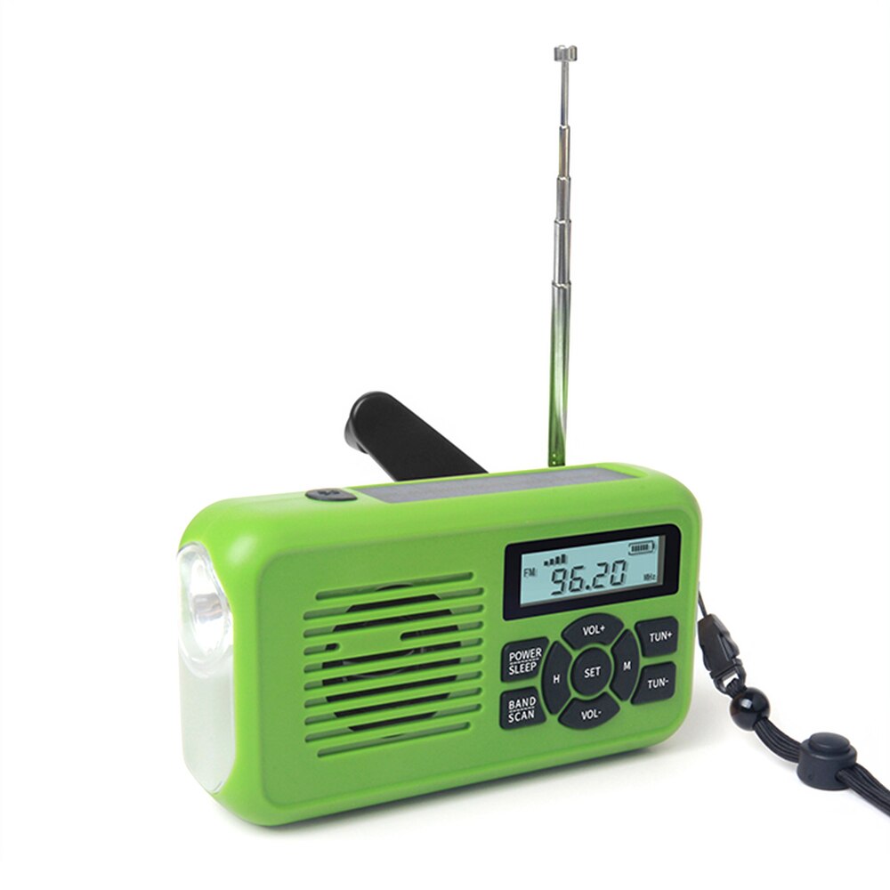 Digital Emergency Crank Radio,FM/AM Radio,WB Weath... – Grandado