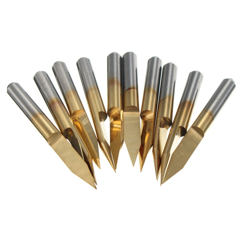 10 stuks 30 Graden 30mm Titanium Frezen Coated Car... – Grandado