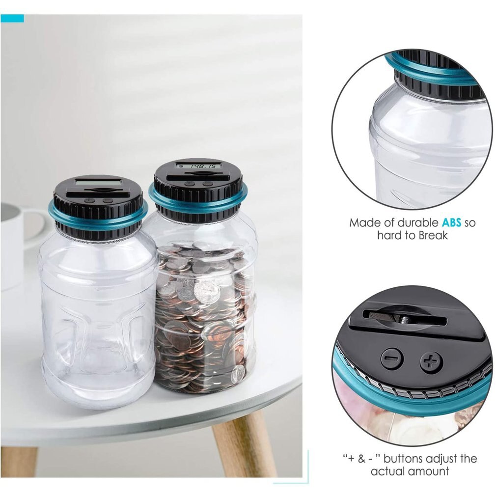Australian Dollar Smart Counting Bucket Piggy Bank... – Vicedeal