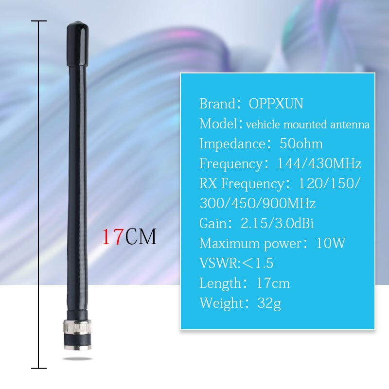 Oppxun v80 helical vhf bnc antenn 136-174 mhz för... – Grandado