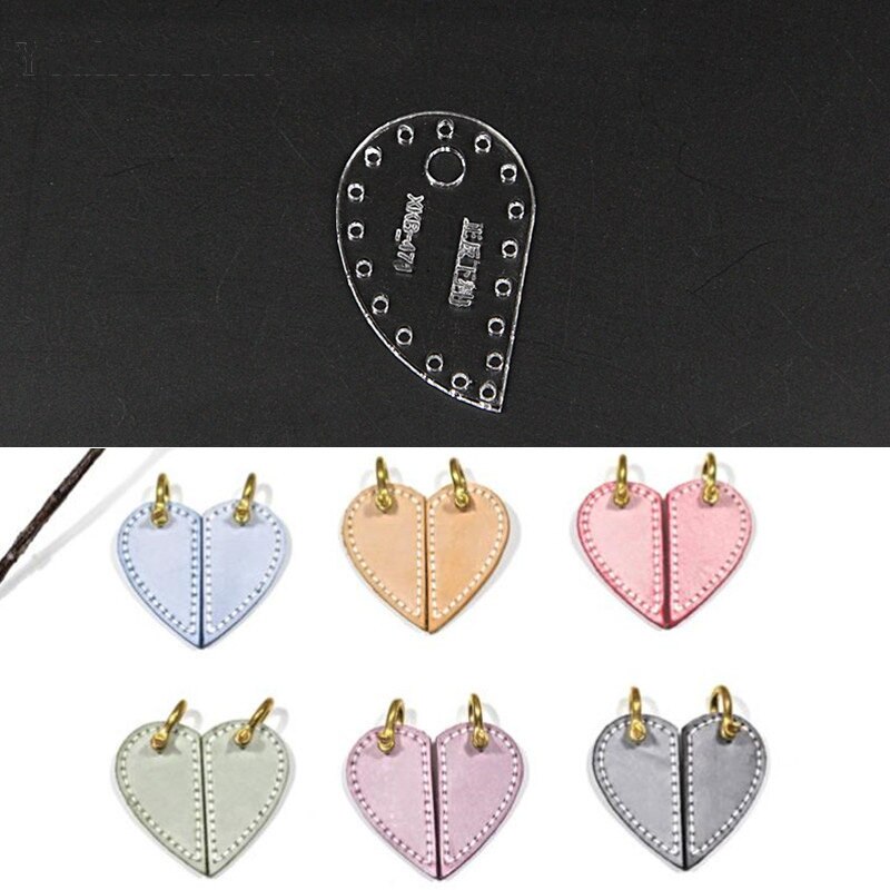 Chzimade Handmade Heart Shaped Leather Acrylic Cut... – Grandado