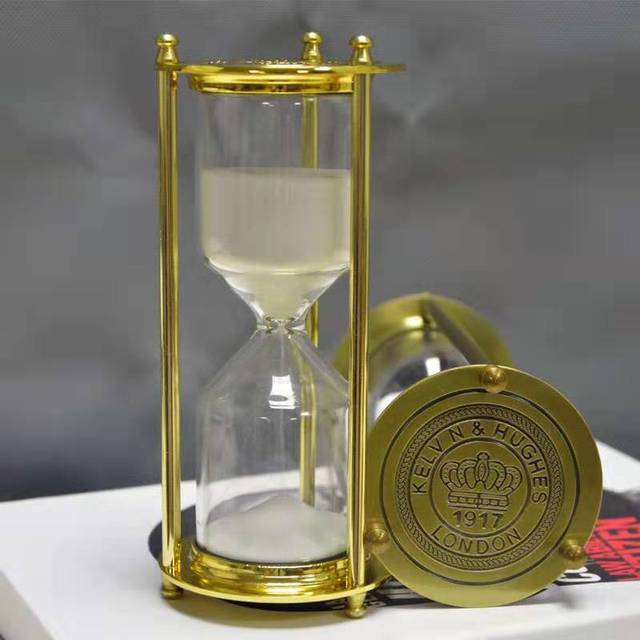 European Retro Globe hourglass Sand timer Metal ho... – Grandado