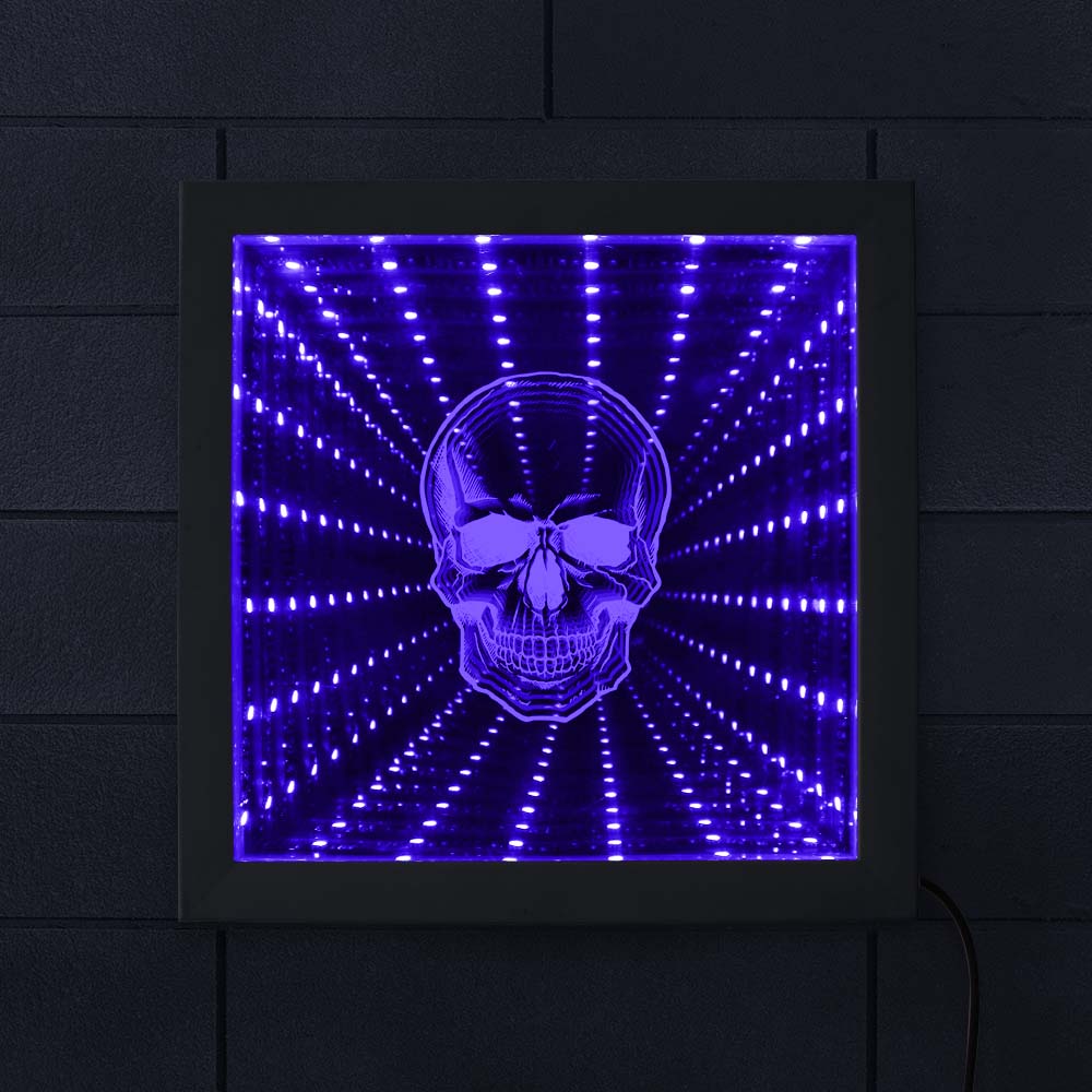 Skull Head LED Infinity Mirror Color Changing LED ... – Grandado