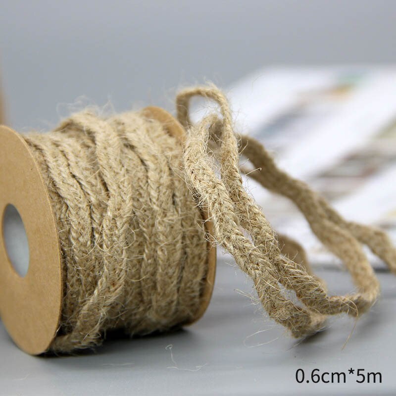 5M DIY Handmade Wrapping Cords Thread Weaving Hemp... – Vicedeal