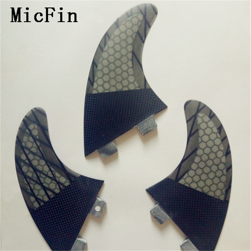 Micfin FCS G5 Fin Surf fiberglass Honeycomb carbon... – Grandado