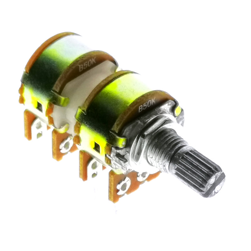 RV124 15mm TW ALPHA B50K 50K Stereo Volume Potenti... – Vicedeal