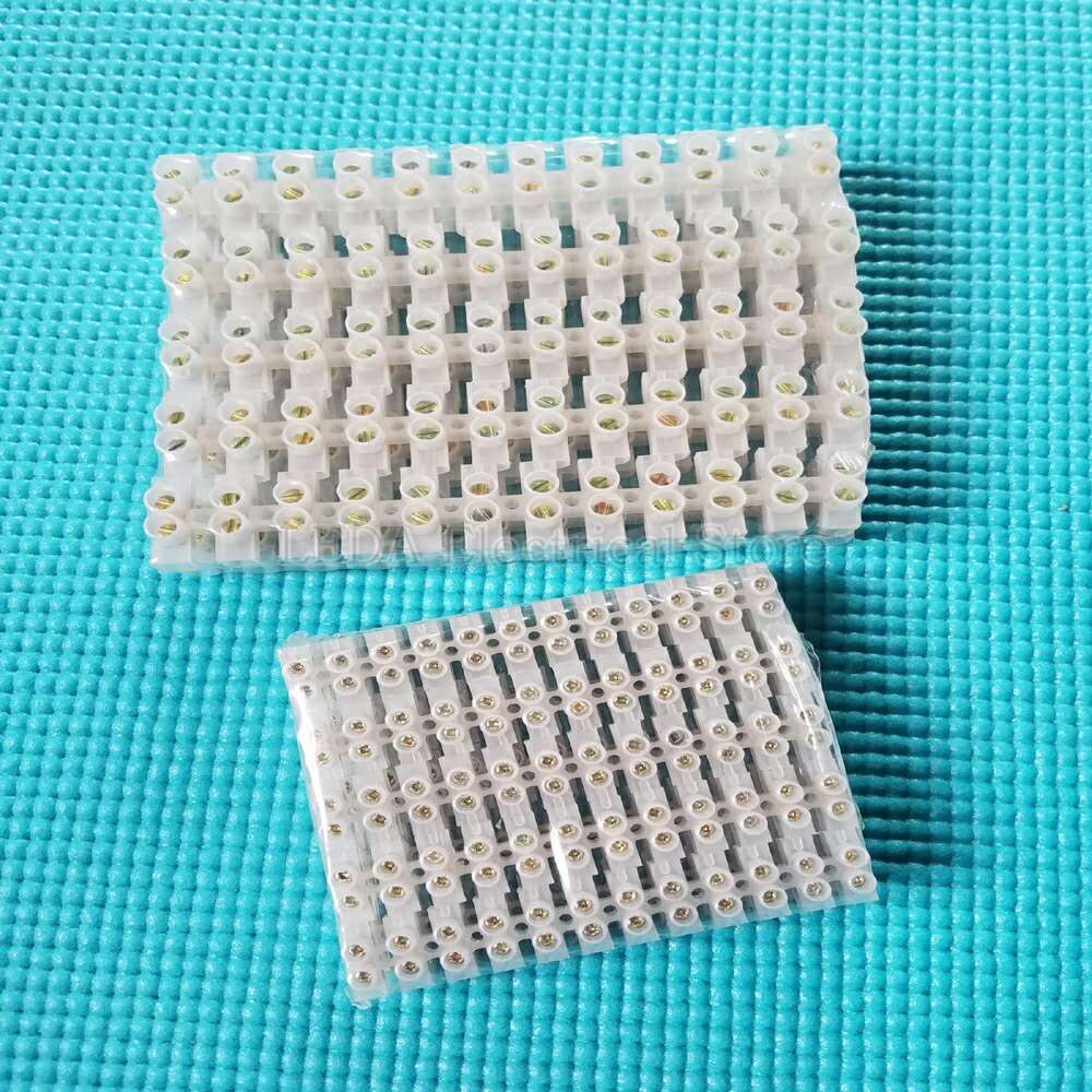 3A 6A 10A Dual Row Wire connector Screw terminal 1... – Grandado