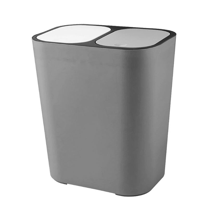 Bathroom Kitchen Trash Can Garbage Wastebaske Clas... – Vicedeal