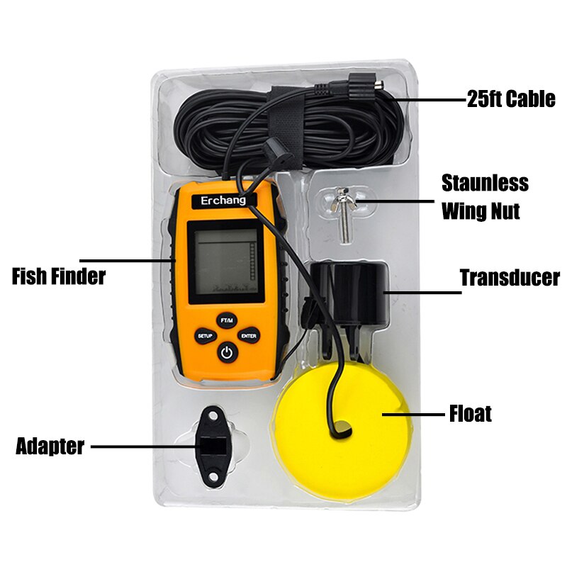 Erchang Portable Sonar Fish Finders Alarm 100M Son... – Vicedeal