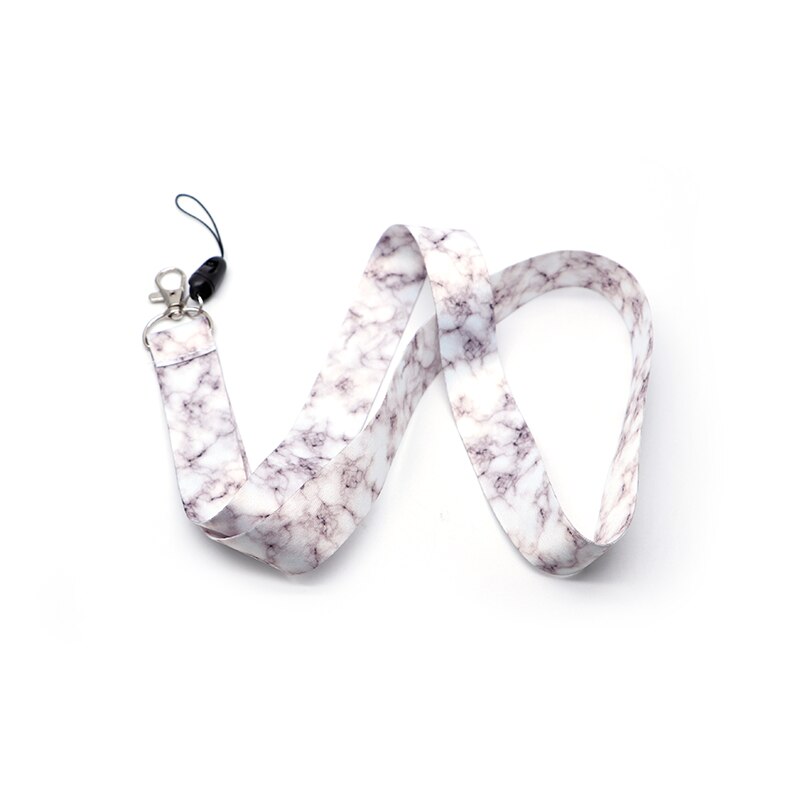 Marmor lanyard lærer hummer lås id holder akvarel ... – Vicedeal