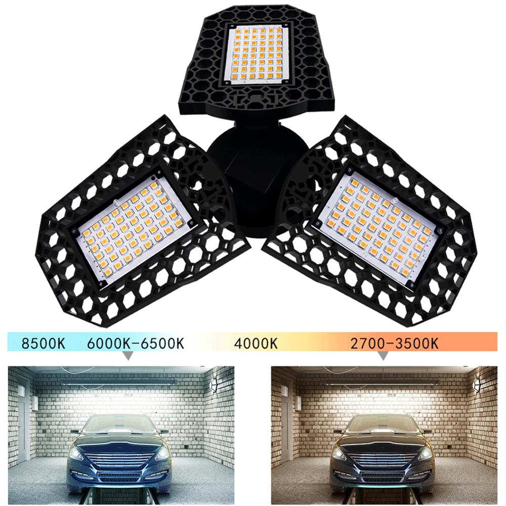 E27 360° LED Garage Light Deformable 3000K/6000K I... – Grandado