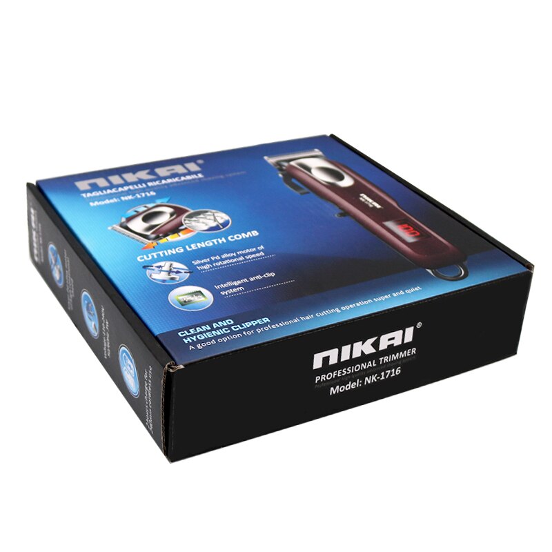 Cordless hair clipper adjustable hair trimmer barb... – Vicedeal