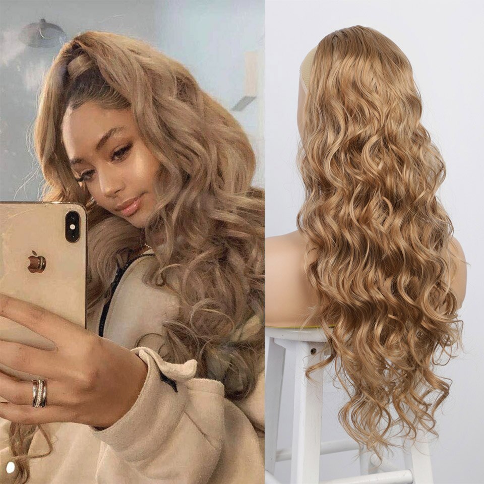 AISI BEAUTY Long Body Wave Ponytail Extension Draw... – Grandado