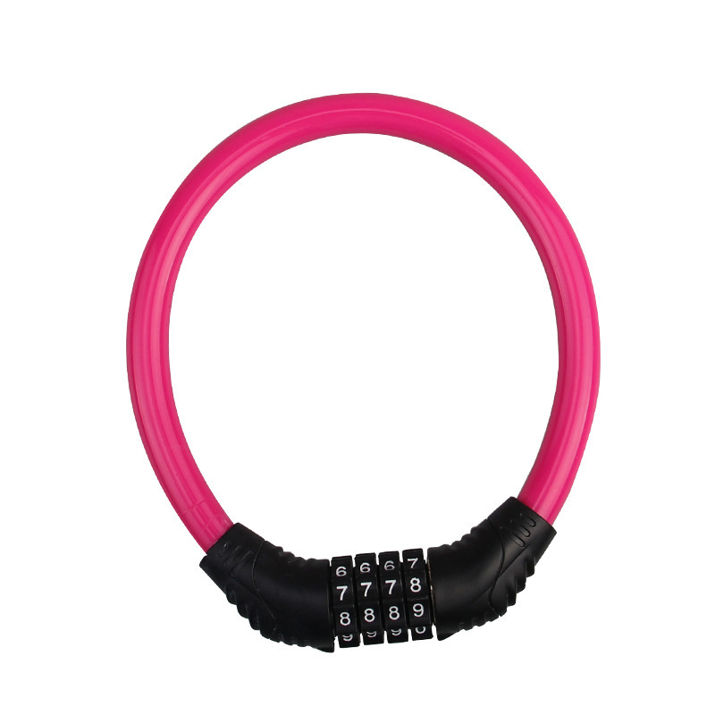 Bicycle Safety Helmet Lock Password Rope Steel Wir... – Grandado