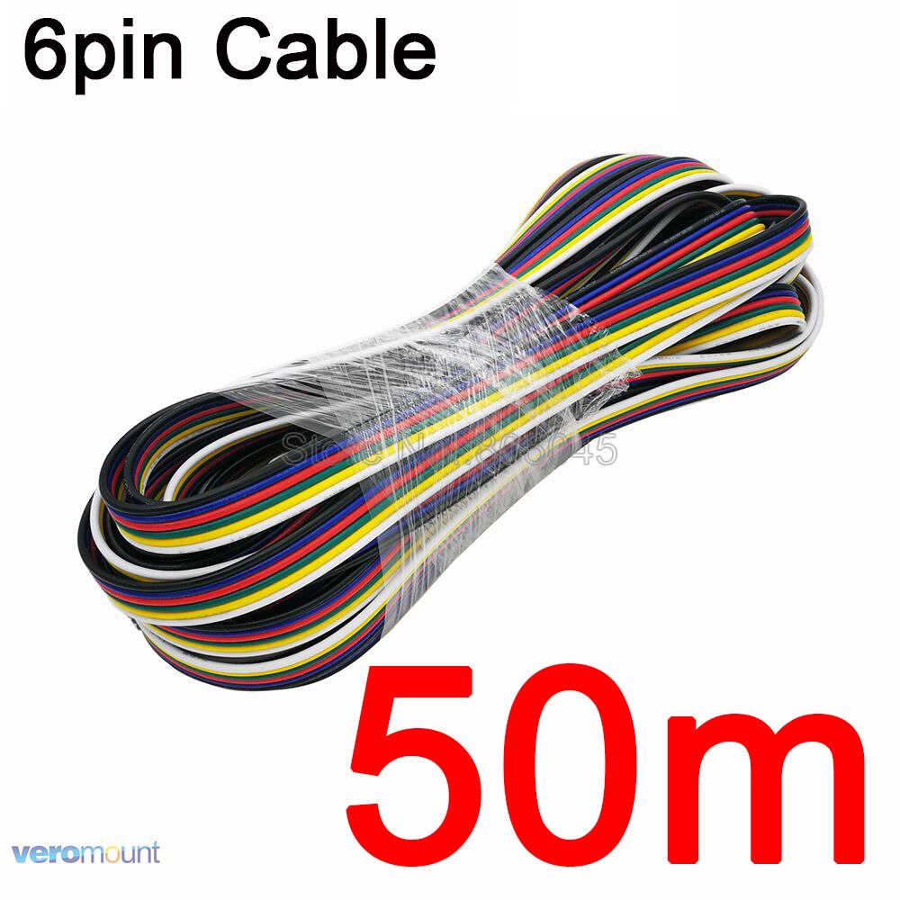 5m 10m 50m 2pin 3pin 4pin 5Pin 6pin 22 AWG Extensi... – Vicedeal