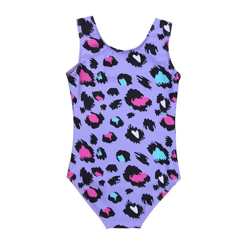 TiaoBug Girls Leopard Print Gymnastics Leotard Sle... – Grandado