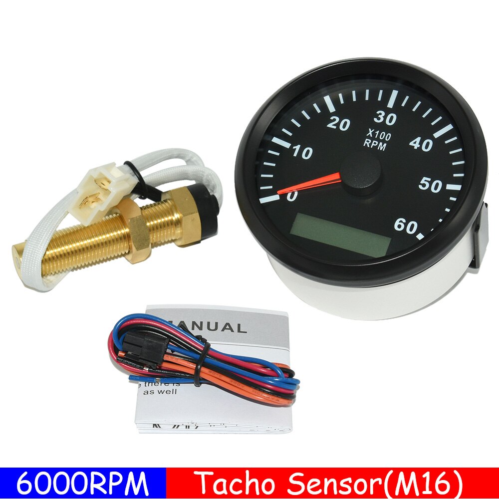 Auto Car Tachometer LCD Hourmeter Tacho Gauge 3000... – Vicedeal